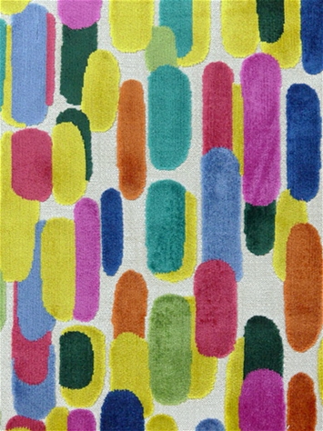 Capsules 100 Multi Covington Fabric | Velvet Fabric
