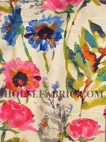 Kelly Ripa Flower Mania Petunia | Decorator Fabric Rooms