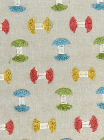 Frayed 78 Confetti Clipped Embroidery | Covington Fabric