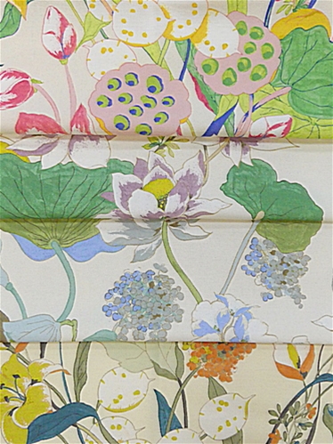 Lotus Garden Primary P Kaufmann Fabric | P Kaufmann - Floral Fabric by ...