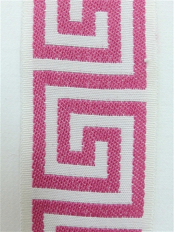 Pink Greek Key Tape 825-413 | Curtain & Upholstery Trim | House Fabric ...