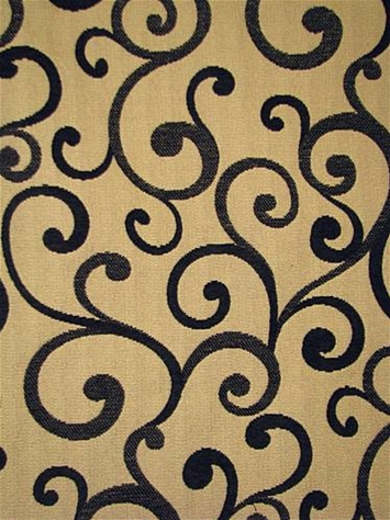 Mod Scroll Tan Jacquard | Fabric Sale - Clearance Fabric