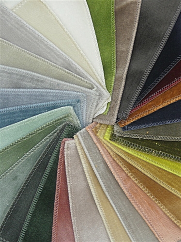 Linden Charcoal Velvet Regal Fabric by the Yard | Velvet Fabric by the Yard