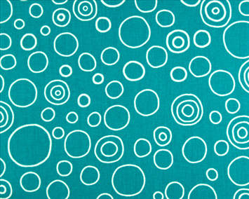 Circles True Turquoise - Anatol's Discontinued Prints - Anatol's Print ...