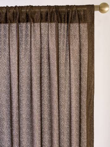 Citation Chocolate | Drapery Fabric