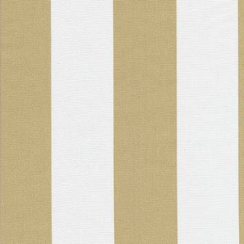 Deck Stripe Tan white - Housefabrics Outdoor Fabric - Outdoor Fabric by ...