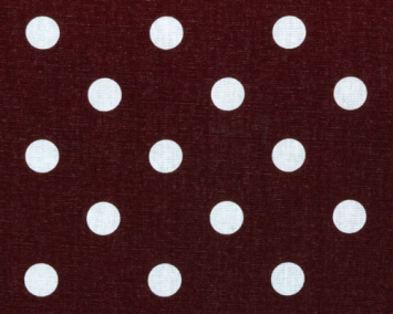 Polka Dot Maroon/White - Anatol's Discontinued Prints - Anatol's Print ...